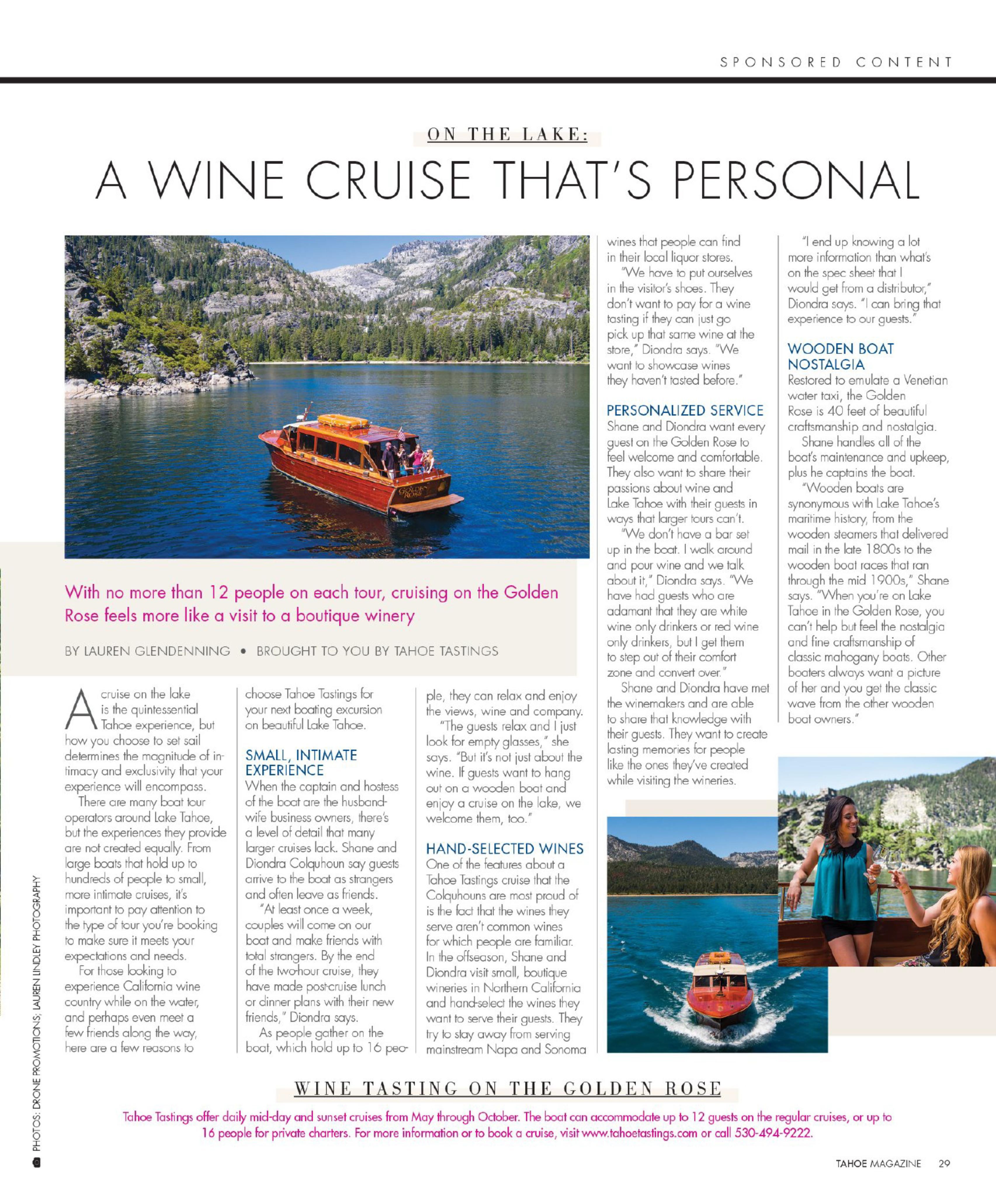 Tahoe Magazine - Summer 2018